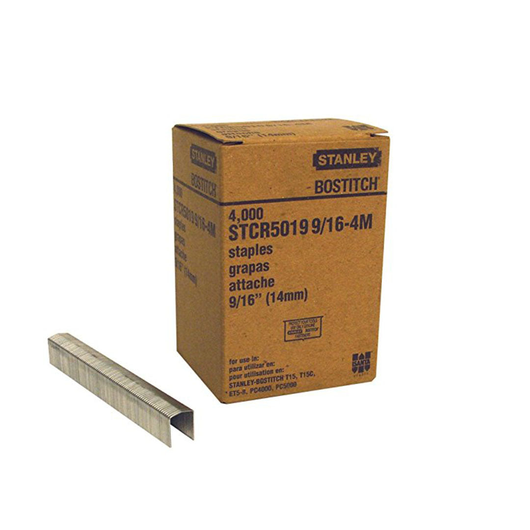 Bostitch STCR5019-9/16-4 9/16" Staples for Stapling Tackers — Burning ...